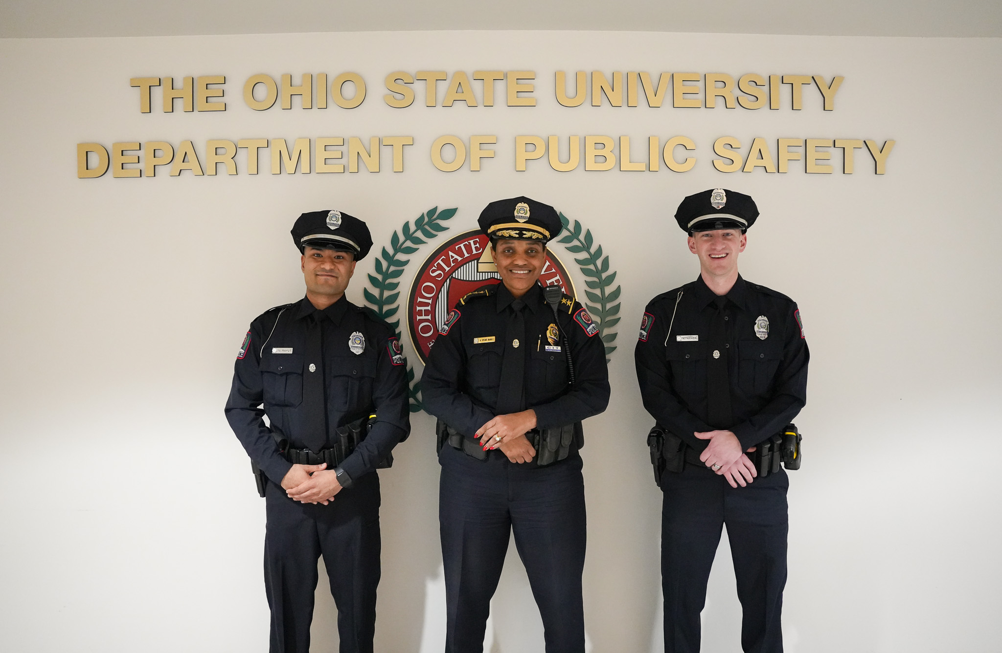 OSUPD Welcomes Two New Officers with Pinning Ceremony | Department of Public Safety